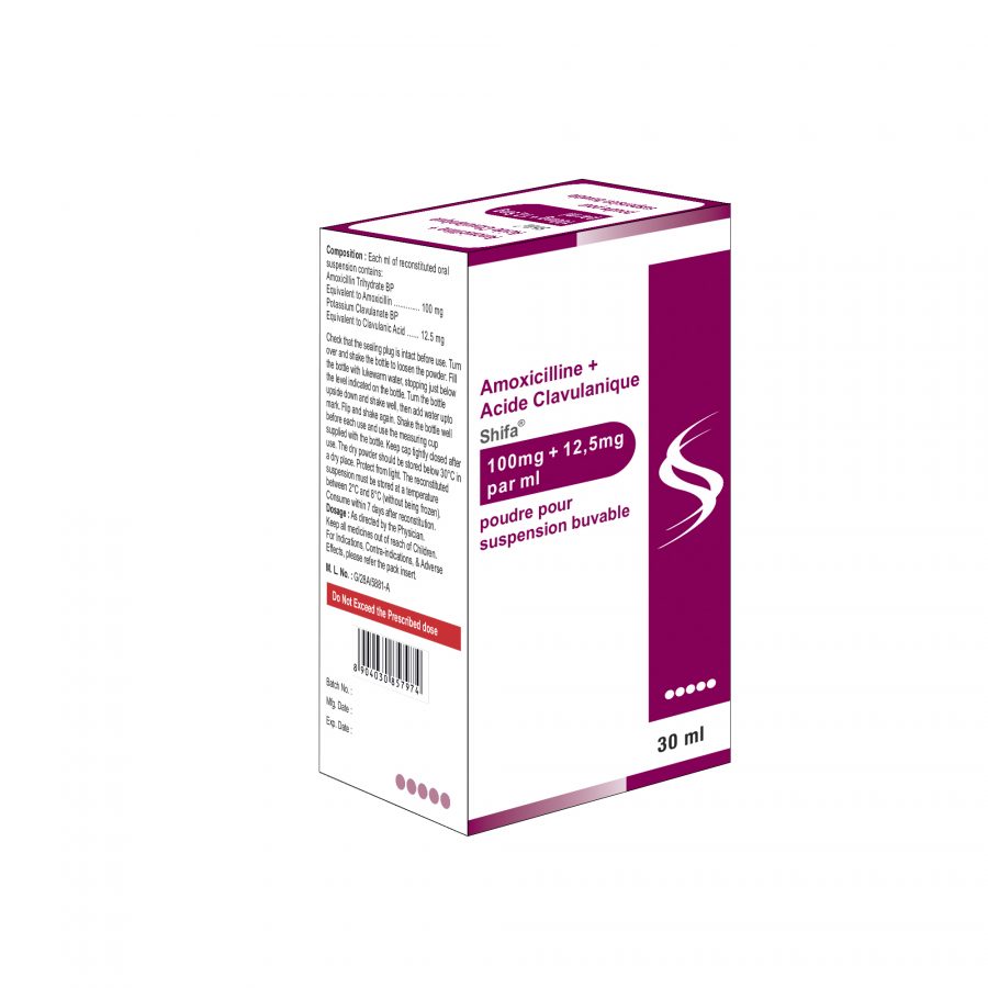 Amoxicilline + Acide Clavulanique Poudre pour Suspension Buvable 30ml ...